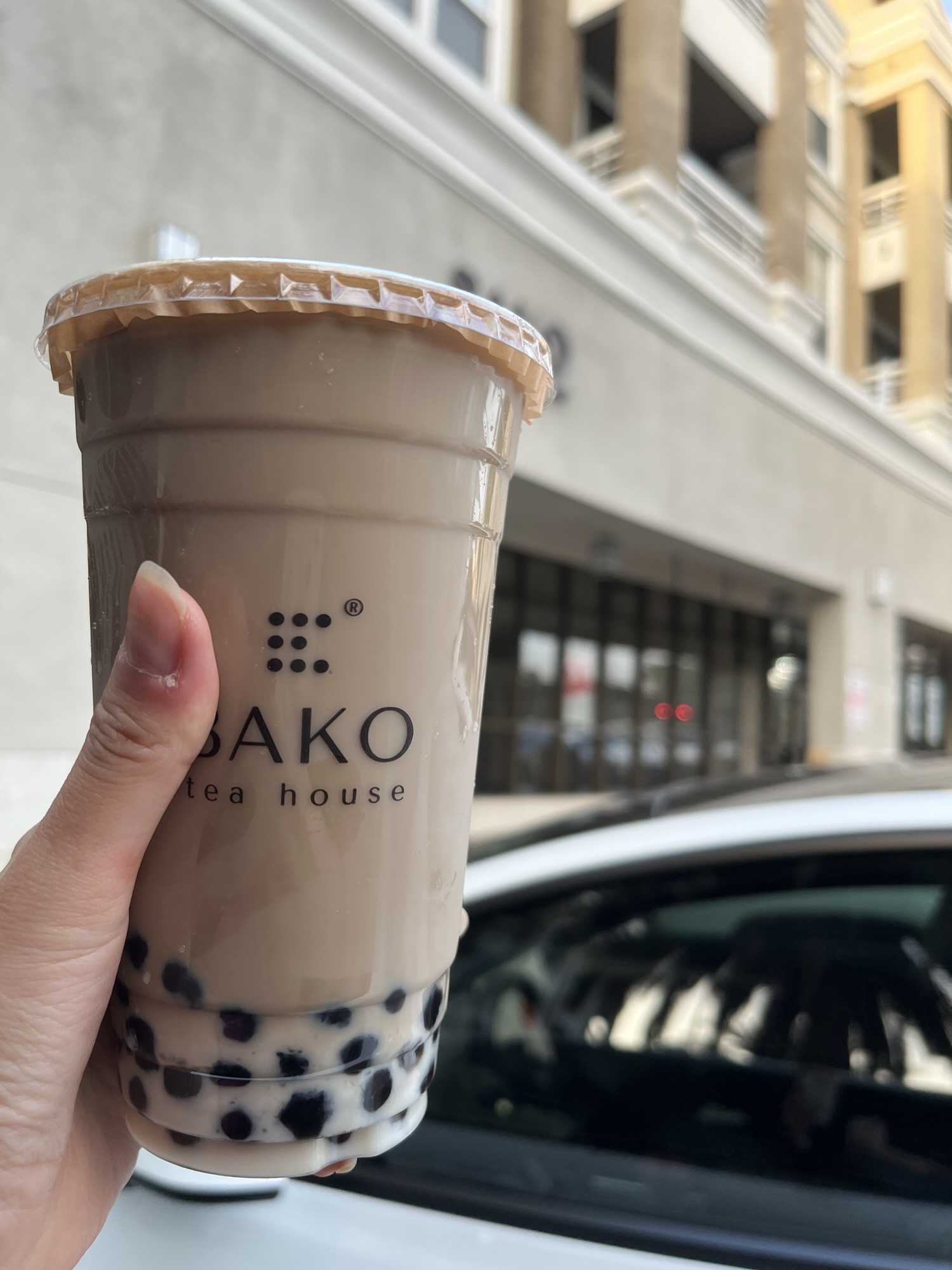 Hojicha Latte - Bako Tea House - Boba Excursions
